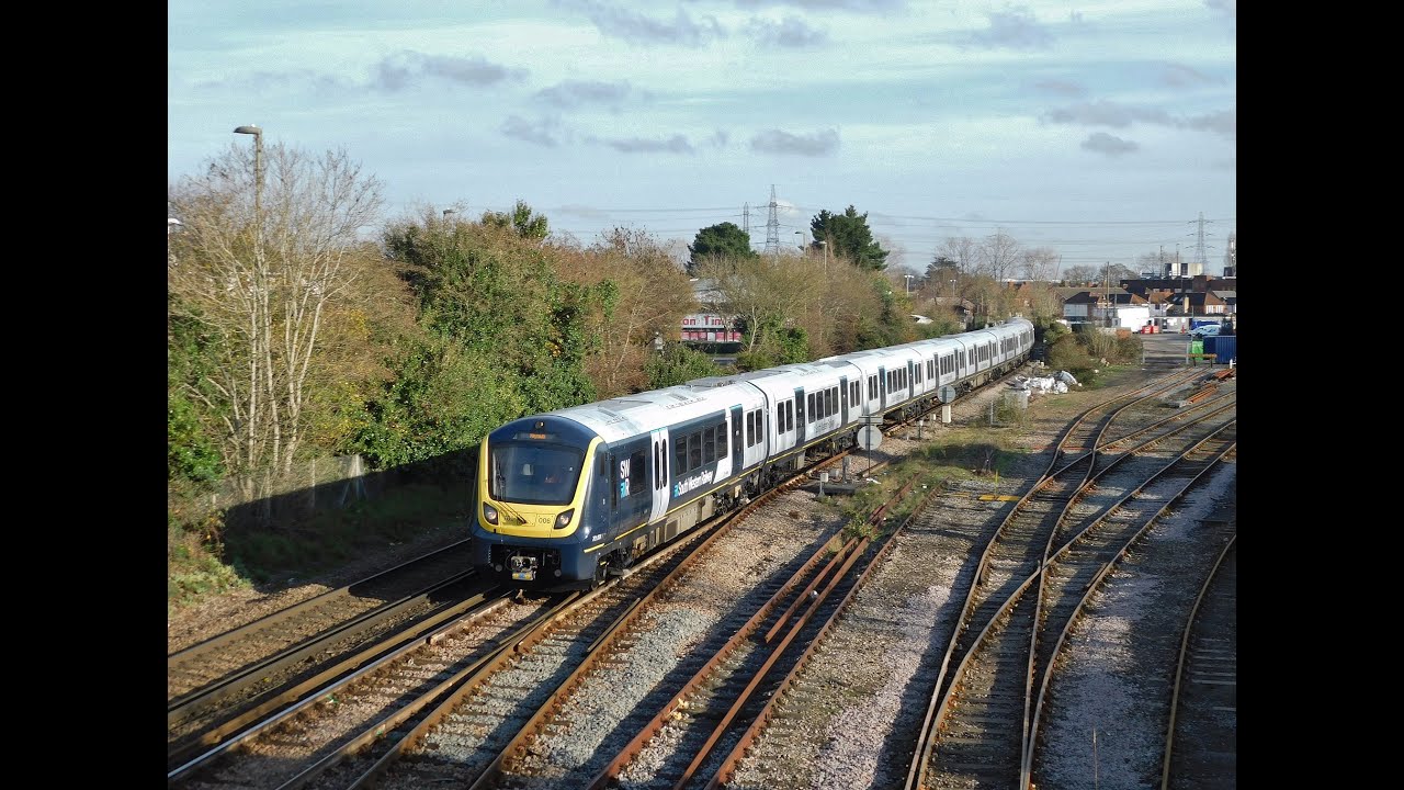 SWR Class 701 EMU No.701006 on a Test Run through Totton - 24/11/2020 ...