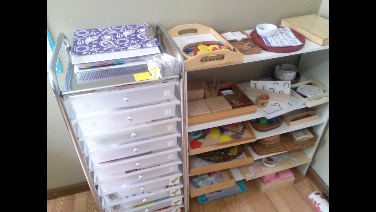 Our Homeschool week: Workbox / Montessori activities - YouTube