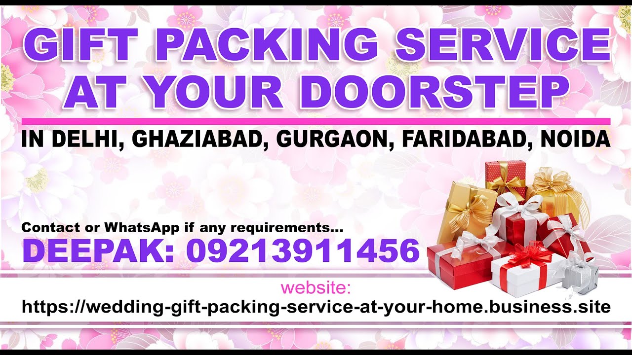 Wedding Gift packing service at your home, Uphaar, Shadi Wali Packing ...
