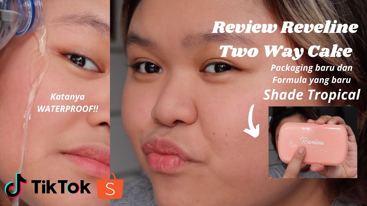 Review Reveline Two Way Cake Shade Tropical | Elizabeth Alice - YouTube