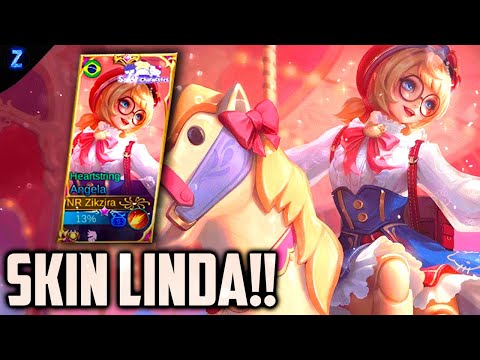 PEGANDO A SKIN DA ANGELA HELLO KITTY, MUITO LINDA | Mobile Legends ...
