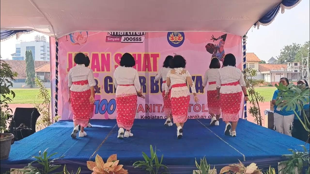 Gambang semarang line dance - Perform by Grafika semarang. - YouTube