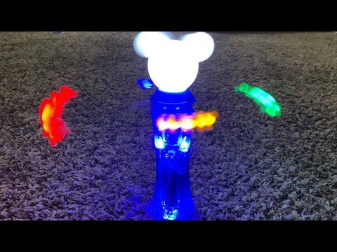 Disney parks spinning wand light up Mickey toy - YouTube