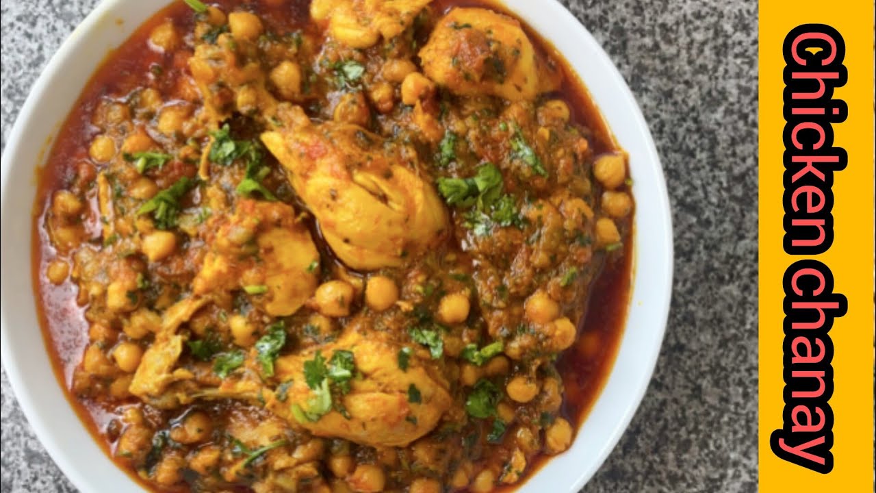 Chicken Chana Recipe | Chicken With Chickpeas | Lahori Chanay Recipe By ...