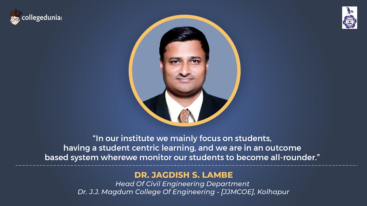 Dr. Jagdish S. Lambe | HOD | Dr. J.J. Magdum College Of Engineering ...