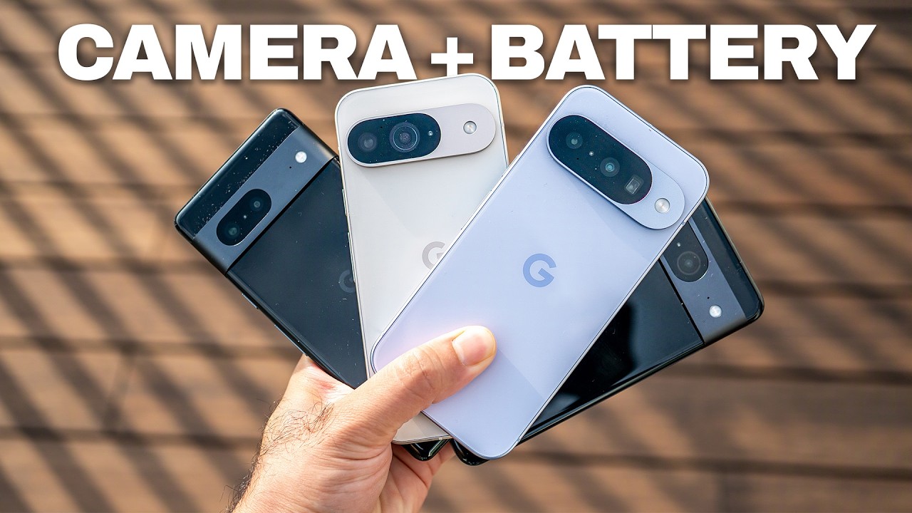 Pixel 10 vs 9 vs 8 vs 7 – Camera, Battery Drain, Speed Test! - YouTube