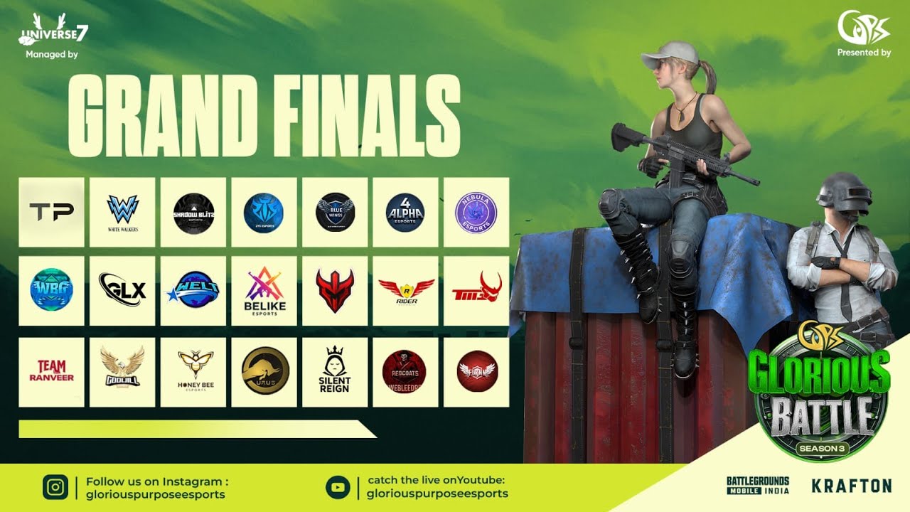 GLORIOUS BATTLE SEASON 3 GRAND FINAL DAY 2 MANAGED BY @UNIVERSE7ESPORTS ...