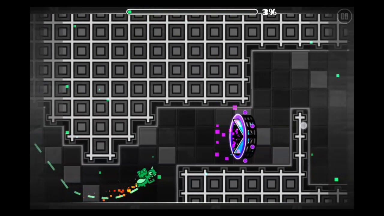 Geometry Dash - Ninety Eight Percent by IAmSoUgly714(Me) 幾何衝刺自製關 - YouTube