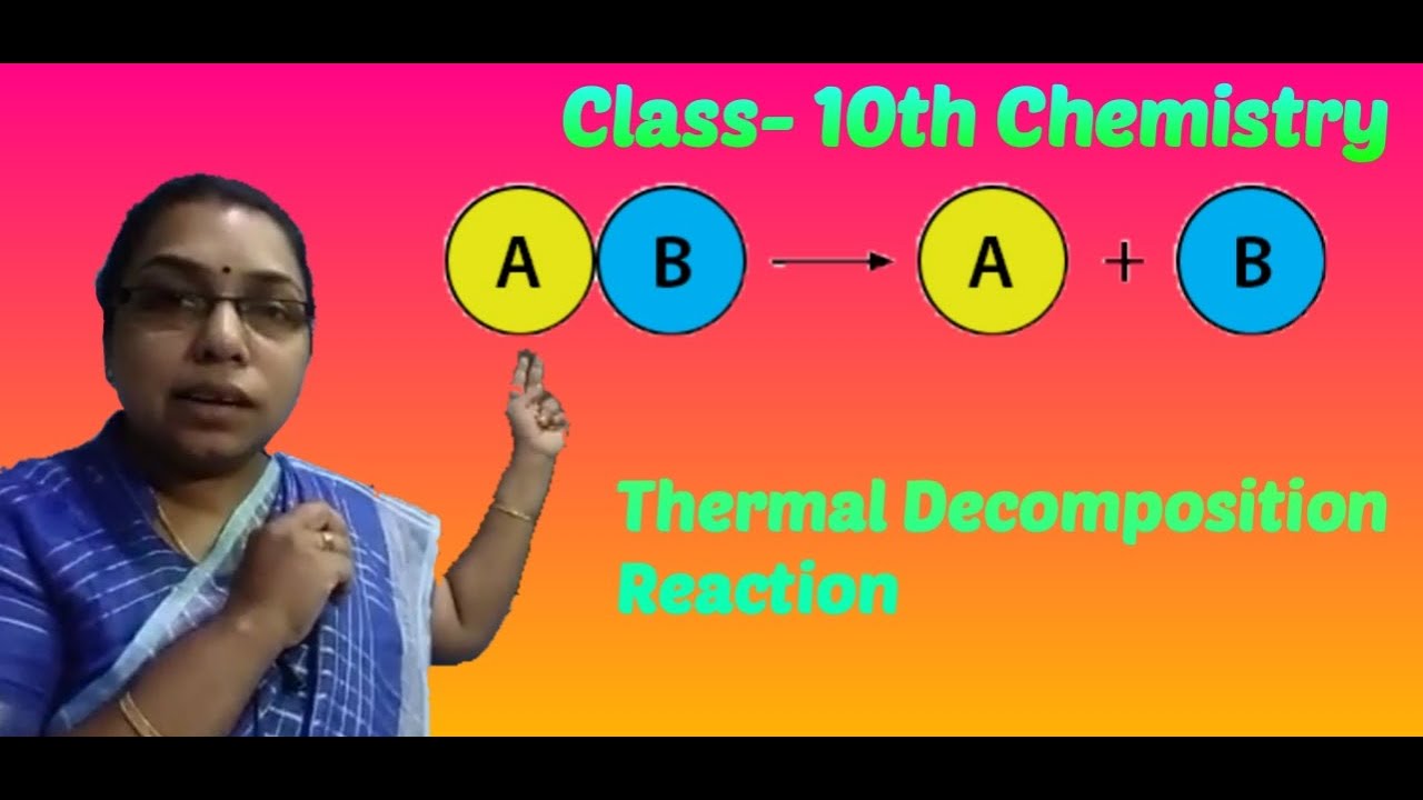 Thermal Decomposition Reaction || Full Explanation with examples - YouTube