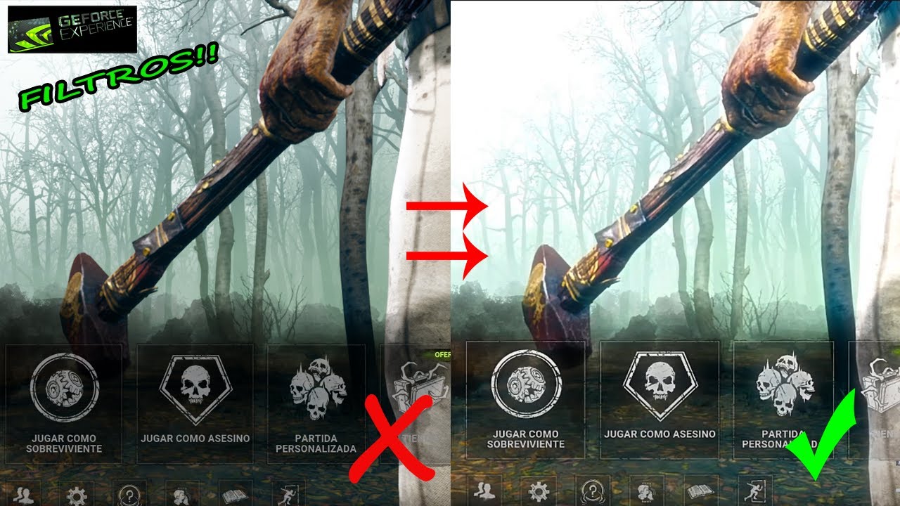 como CONFIGURAR los Filtros para juegos con Gforce Experience, mi ...