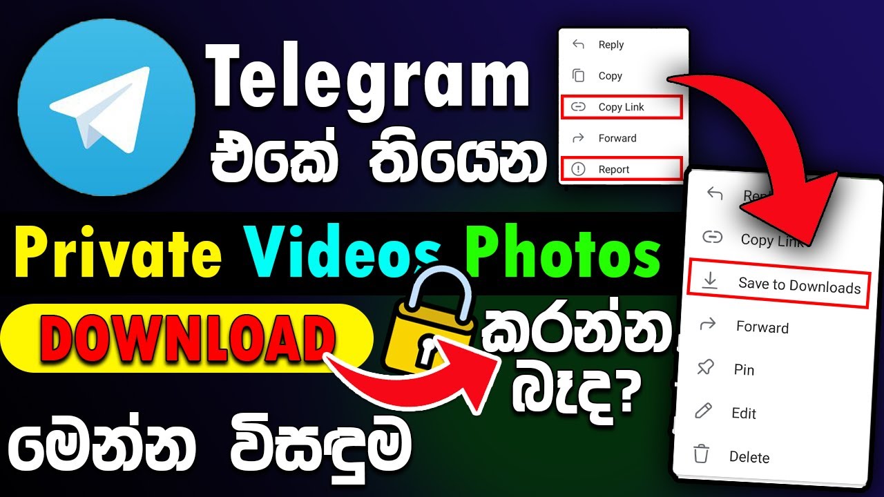 How to save Private Videos, Photos on Telegram - YouTube