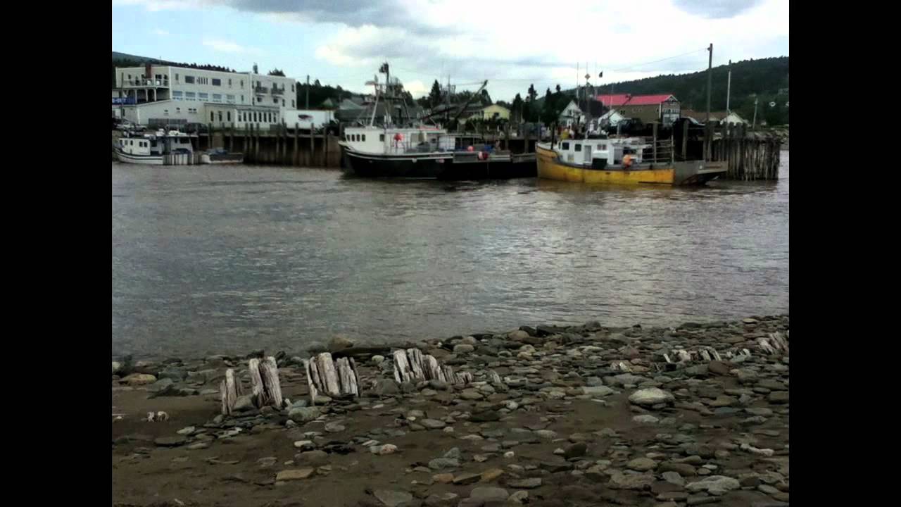 iPod time-lapse, Bay of Fundy Tide, Alma wharf.mov - YouTube