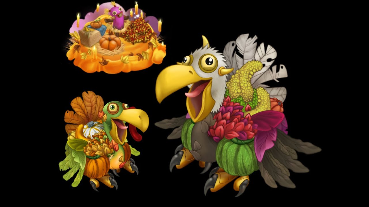 My Singing Monsters How to Breed Rare Gobbleygourd on Fire Haven - YouTube