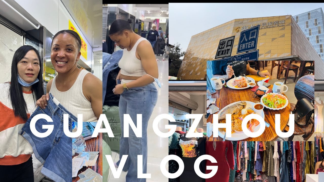 Guangzhou Clothes and jeans market| European market + African pot ...
