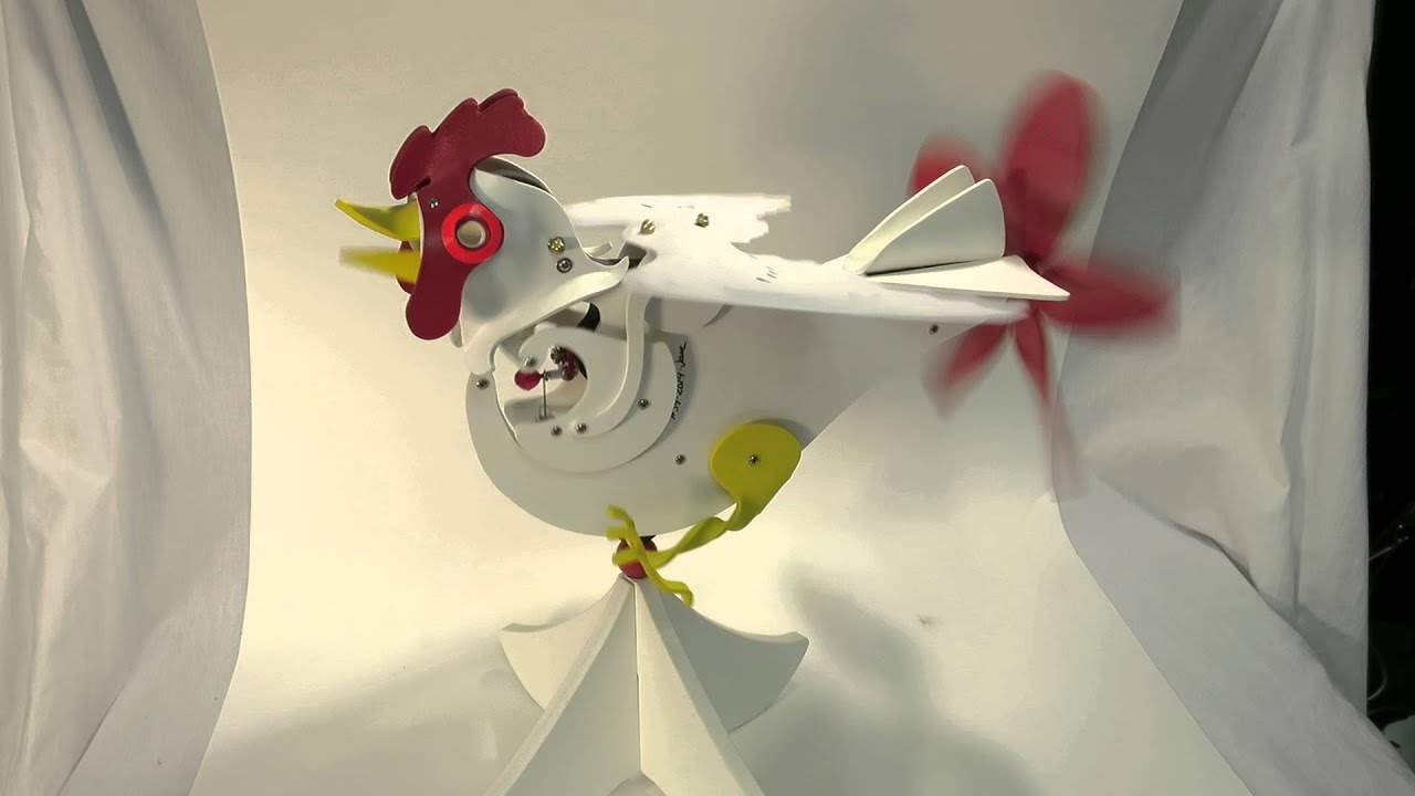Amazing Wind Machines Whirligig Chicken - YouTube
