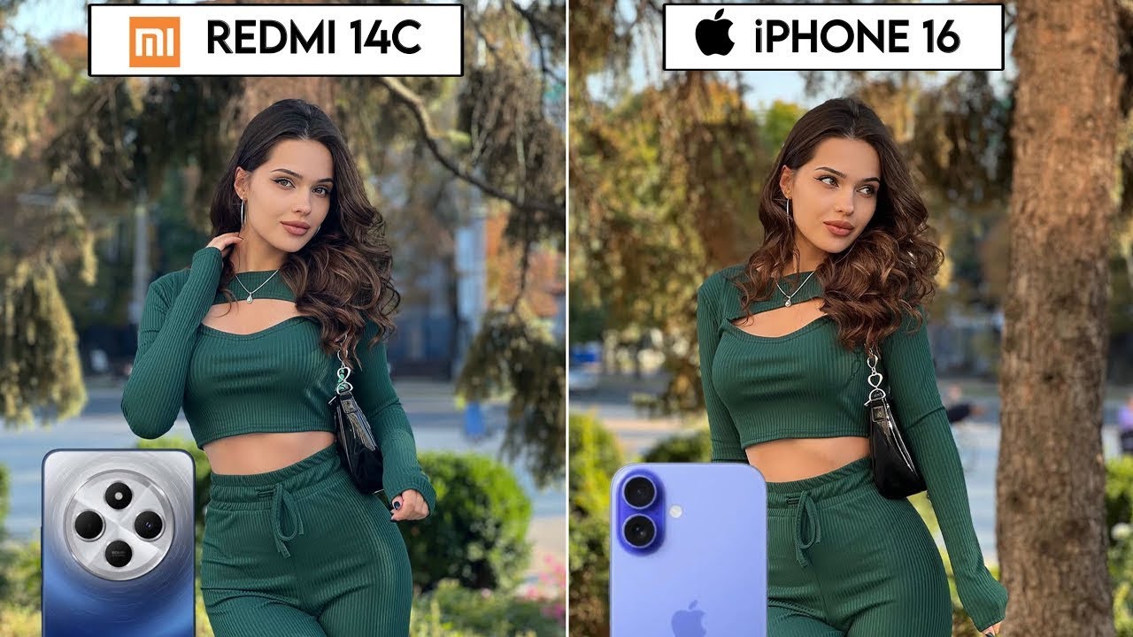 Redmi 14C 5G Vs iPhone 16 Camera Test & Comparison - YouTube