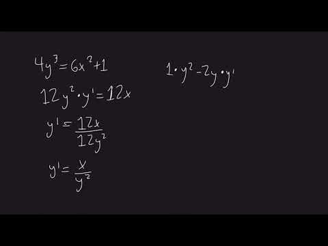 Second derivatives implicit equations - YouTube
