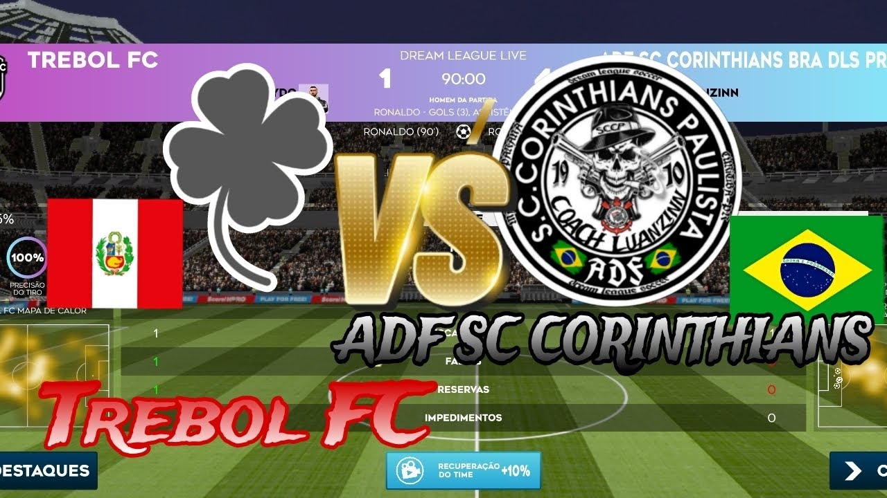 ADF SC CORINTHIANS (BRA) VS TREBOL FC (PER) | clássico sulamericano no ...