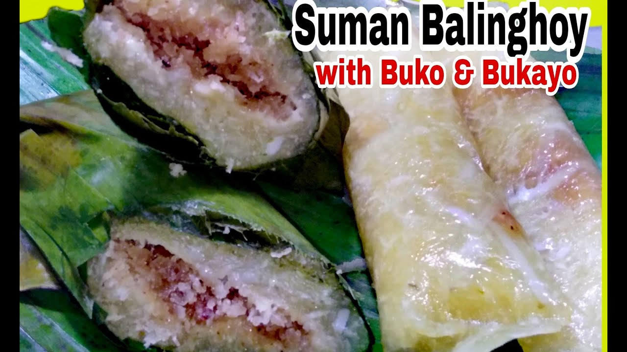 SUMAN BALINGHOY with Buko and Bukayo #39 - YouTube