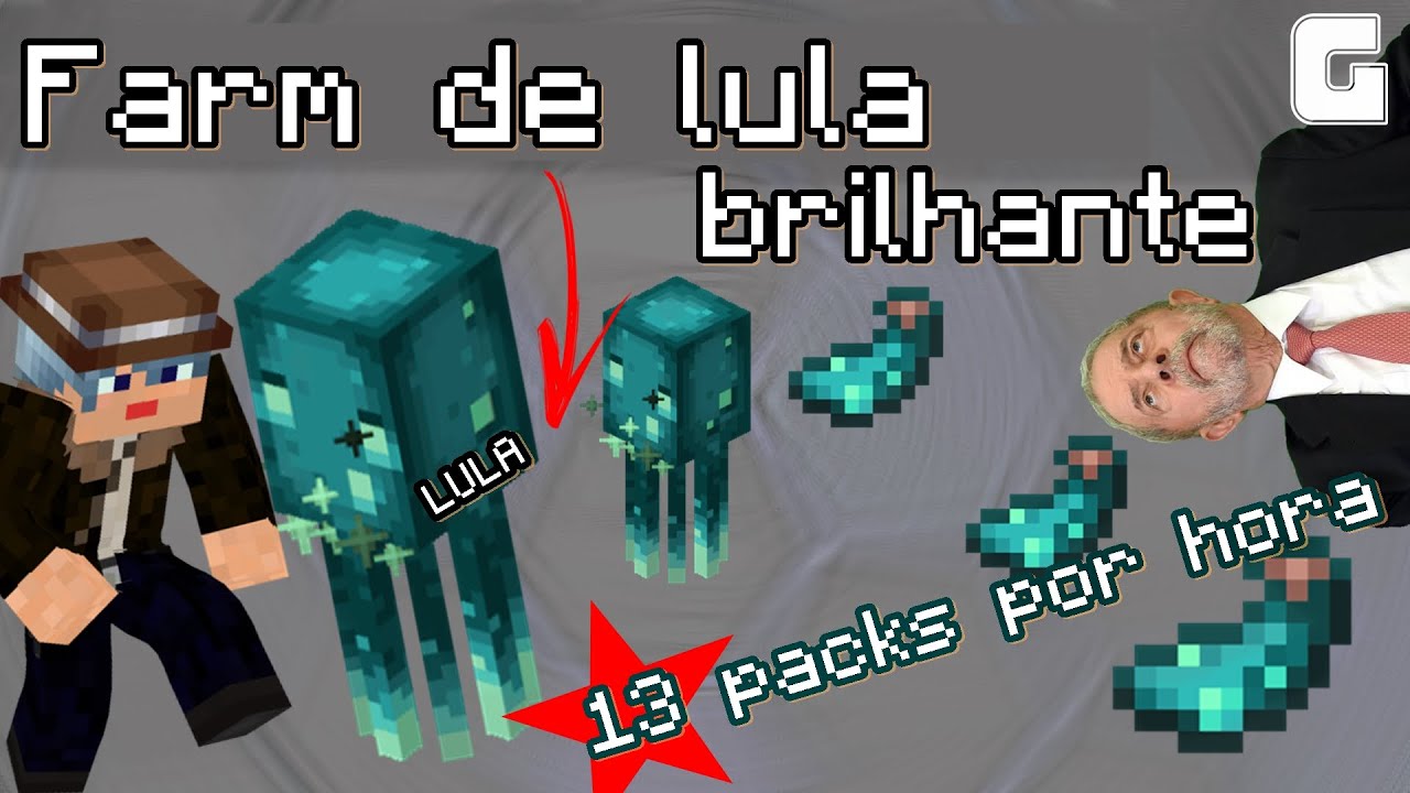 COMO FAZER FARM DE LULA BRILHANTE NO MINECRAFT 1.17 - TUTORIAL ...