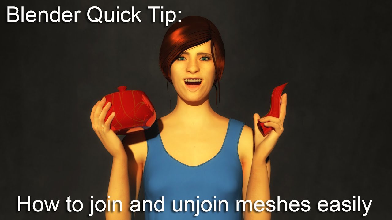 Blender Quick Tip How To Easily Join And Unjoin Meshes In Blender Blender Quick Tip How To Easily Join And Unjoin Meshes In Blender