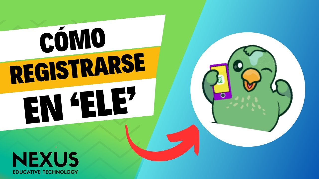 Cómo registrarse en ELE - Plataforma ELE - YouTube