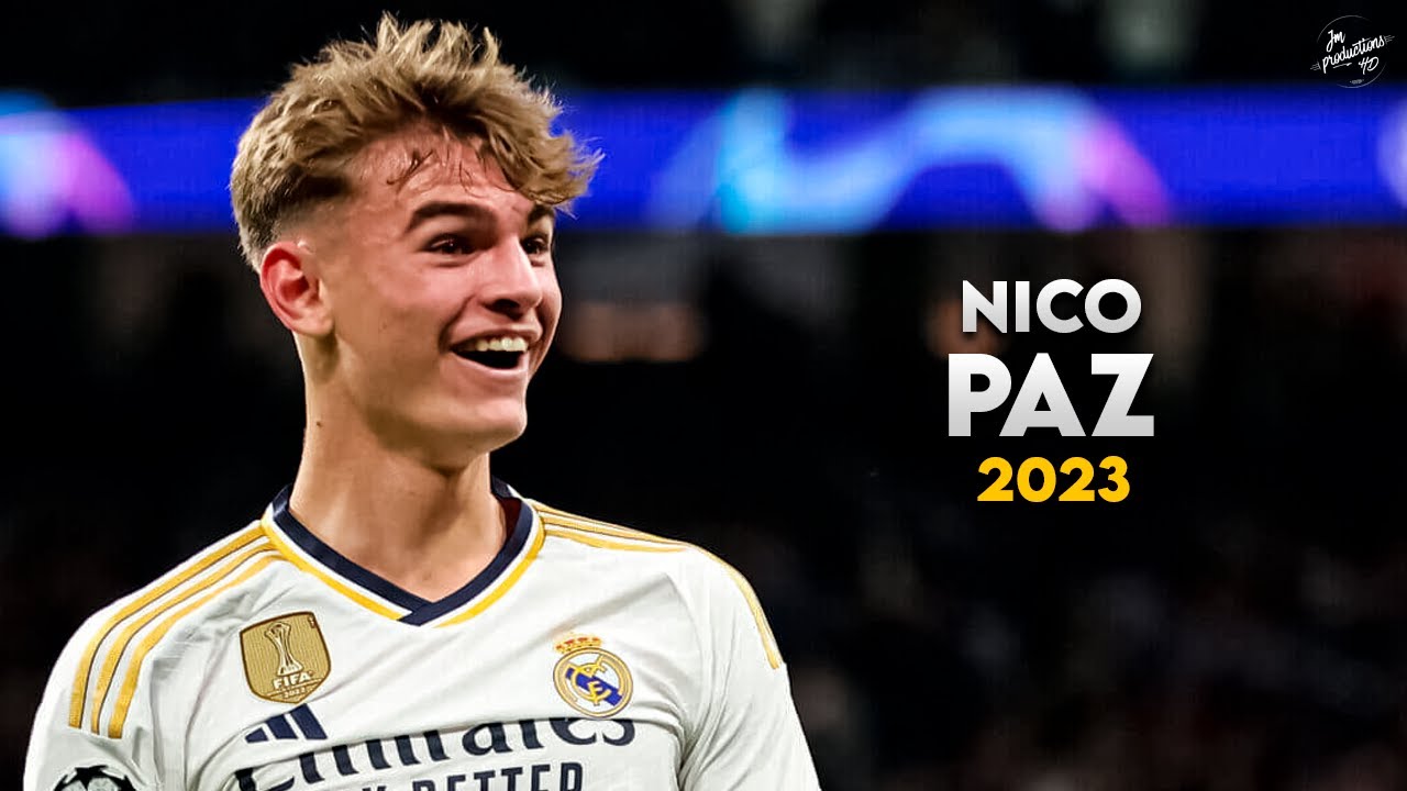 Nico Paz 2023 - Amazing Skills, Assists & Goals - Future of Real Madrid ...