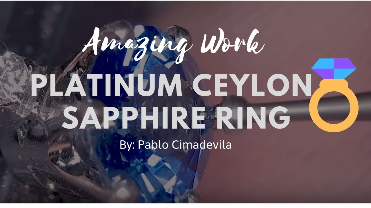 Amazing work Platinum Ring by Pablo Cimadevila - YouTube