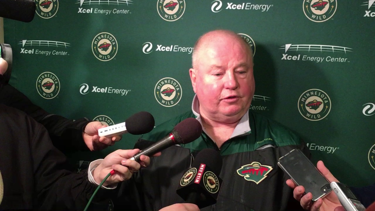 Minnesota Wild coach Bruce Boudreau: Dec. 21, 2016 - YouTube