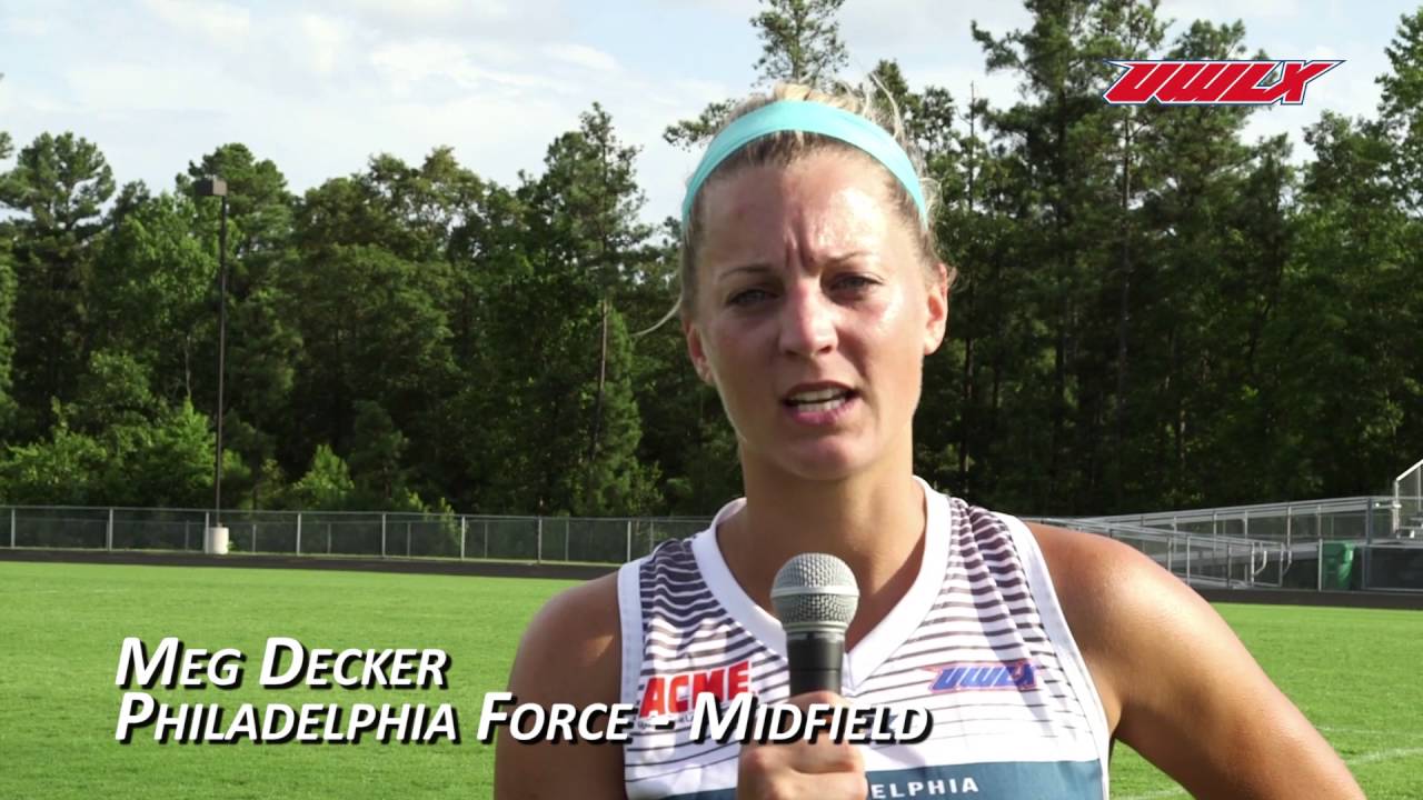UWLX: Meg Decker Postgame - July 15 (Philadelphia Force) - YouTube