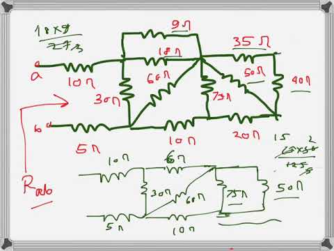 Electrical Engineering: Equivalent resistance (problem example) - YouTube