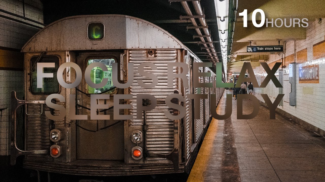 🚇 10 Hours of New York City Subway Sounds | ASMR Ambient White Noise ...