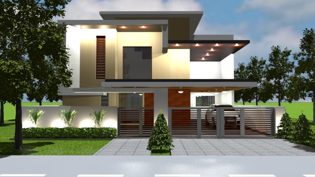 Modern Contemporary style house 3d walk through || interior and ...