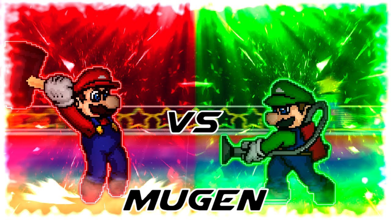 Super Mario-R vs Super Luigi-R | MUGEN - YouTube