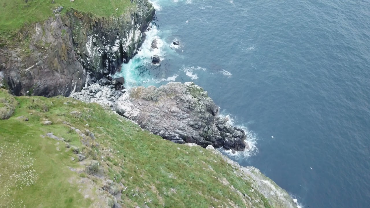 North Rona - Drone Flyover 2 - YouTube