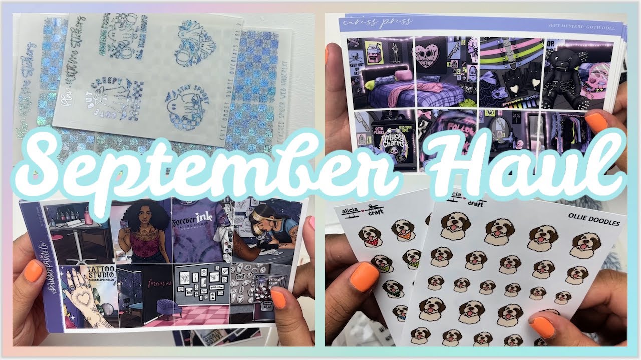September Haul Spooky season STICKERS!!!👻 - YouTube