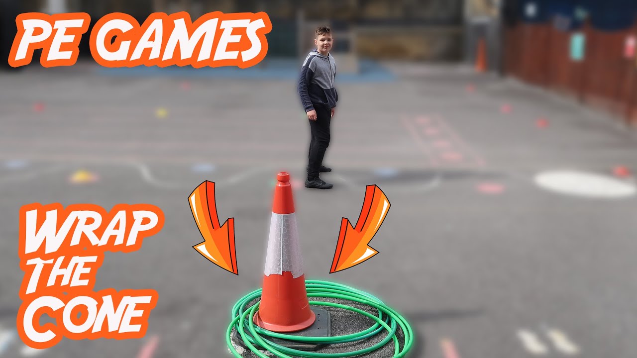 PE Games - Wrap The Cone - YouTube