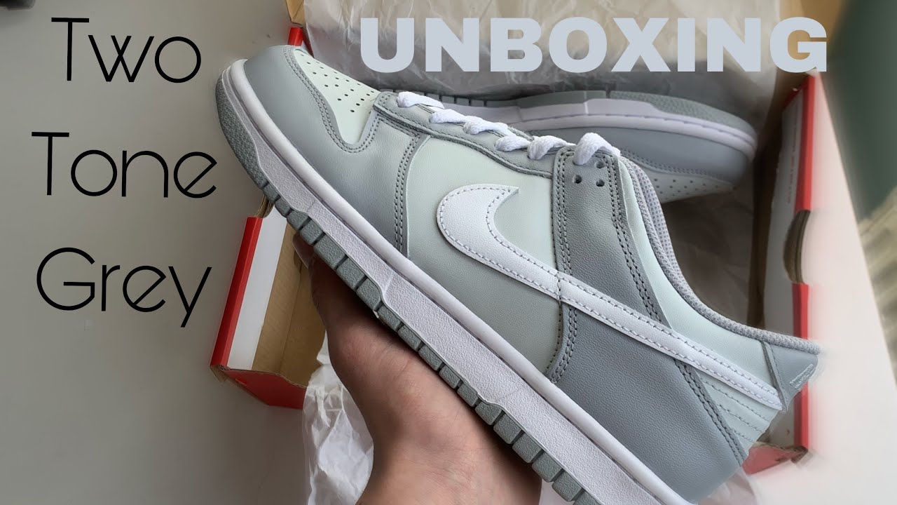 UNBOXING DE LA DUNK LOW TWO TONE GREY ! - YouTube