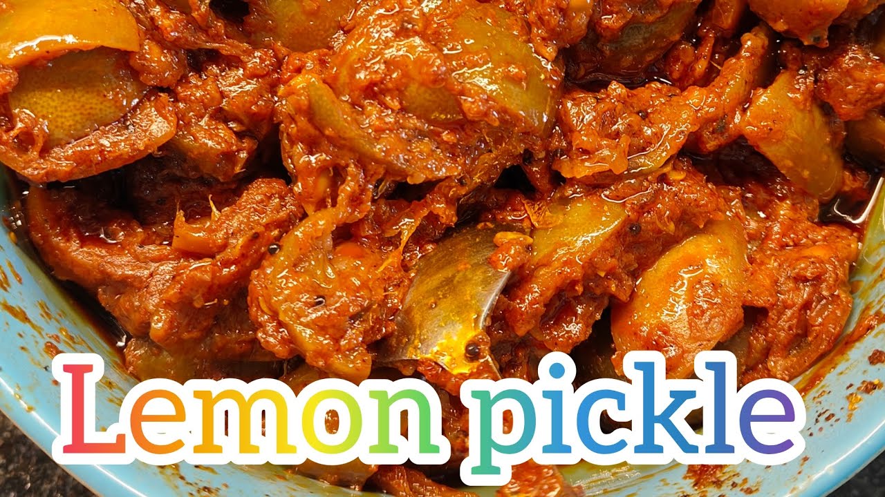 Lemon pickle |Lemon orukai |Nimmakaai pachadi| simple lemon orukai ...