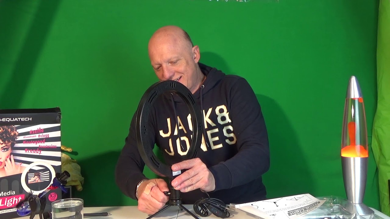 Equatech Social Media Ring Light Reviewed - YouTube