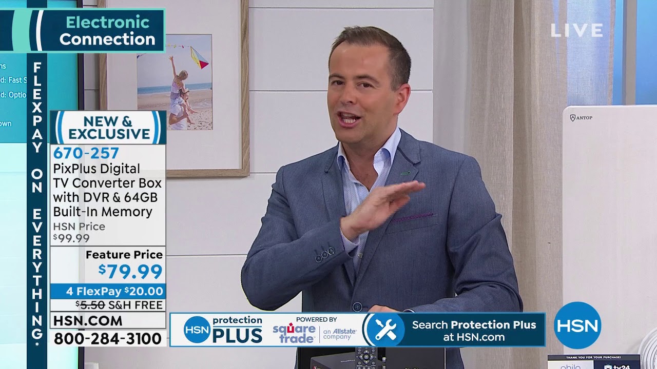 PixPlus Digital Converter Box with DVR and 64GB BuiltIn ... - YouTube