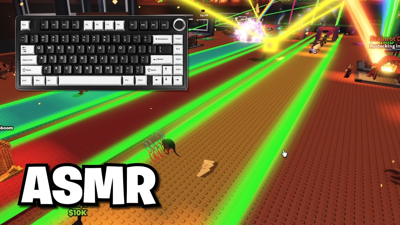 ASMR Roblox | Steal A Brainrot (Keyboard Sounds) - YouTube