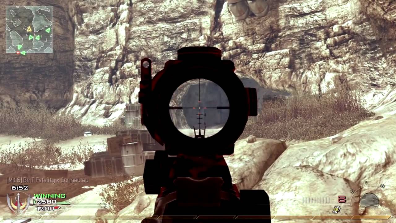 M21 EBR Gameplay | The Man's Sniper - Modern Warfare 2 - YouTube