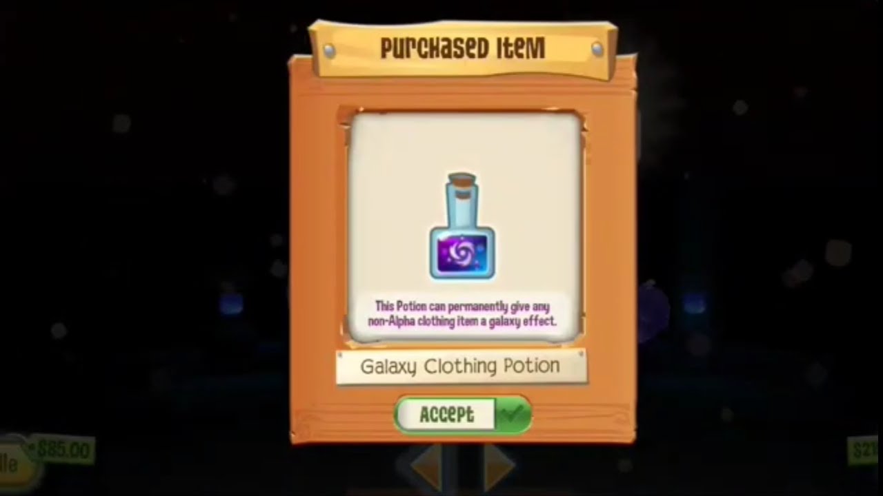 Galaxy Clothing Potion 💫😻 | AJPW - YouTube