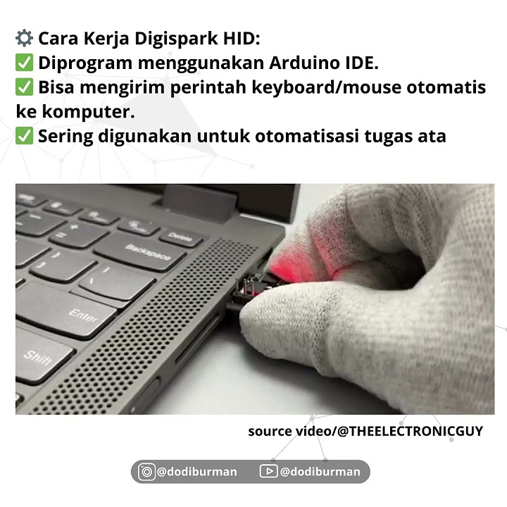 Apa Itu Digispark HID? Bisa Cari Celah Keamanan.! (Human Interface Device) #Digispark # ...