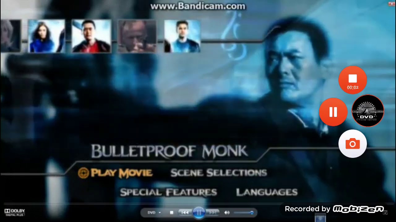 DVD Opening #7:Opening To Bulletproof Monk 2003 DVD (Paramount Version ...