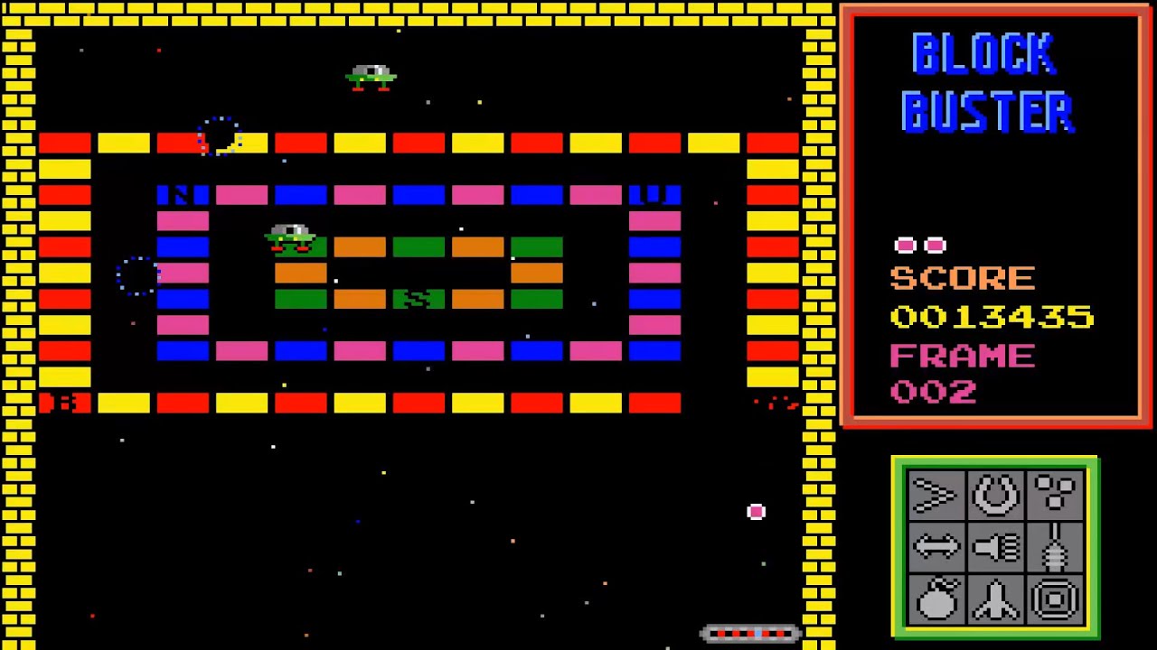 ATARI ST Blockbuster BLOCK BUSTER By Mindscape Eng ITS IMPACT BREAKOUT ...