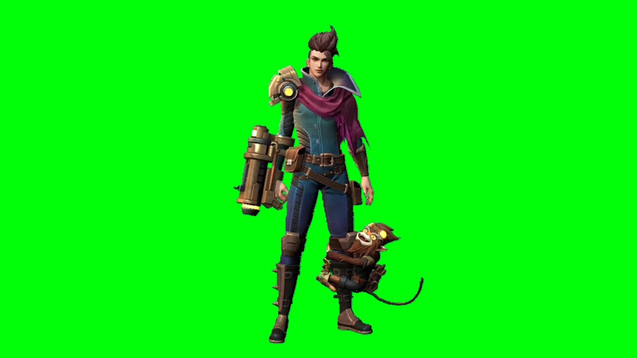 Animated Green Screen Hero Mobile Legend - Claude Master Thief Green ...