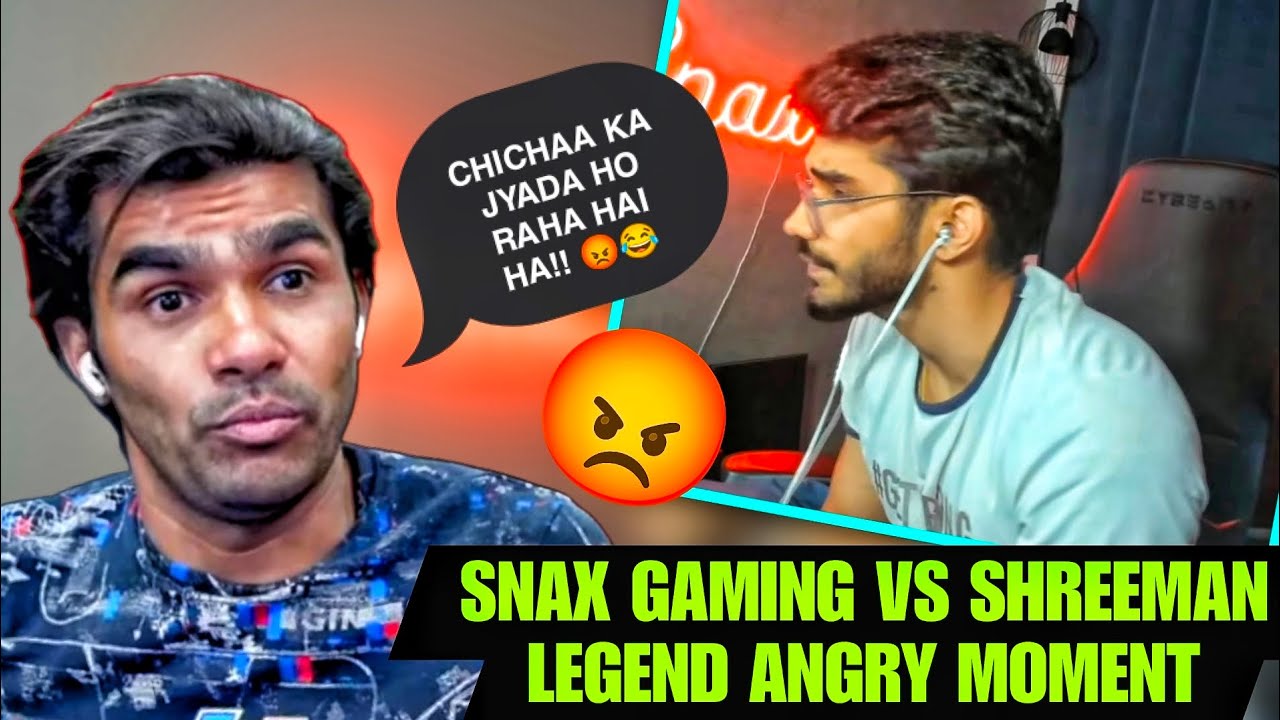 Shreeman legend VS Snax Gaming s8ul bgis final ||new controversy ...