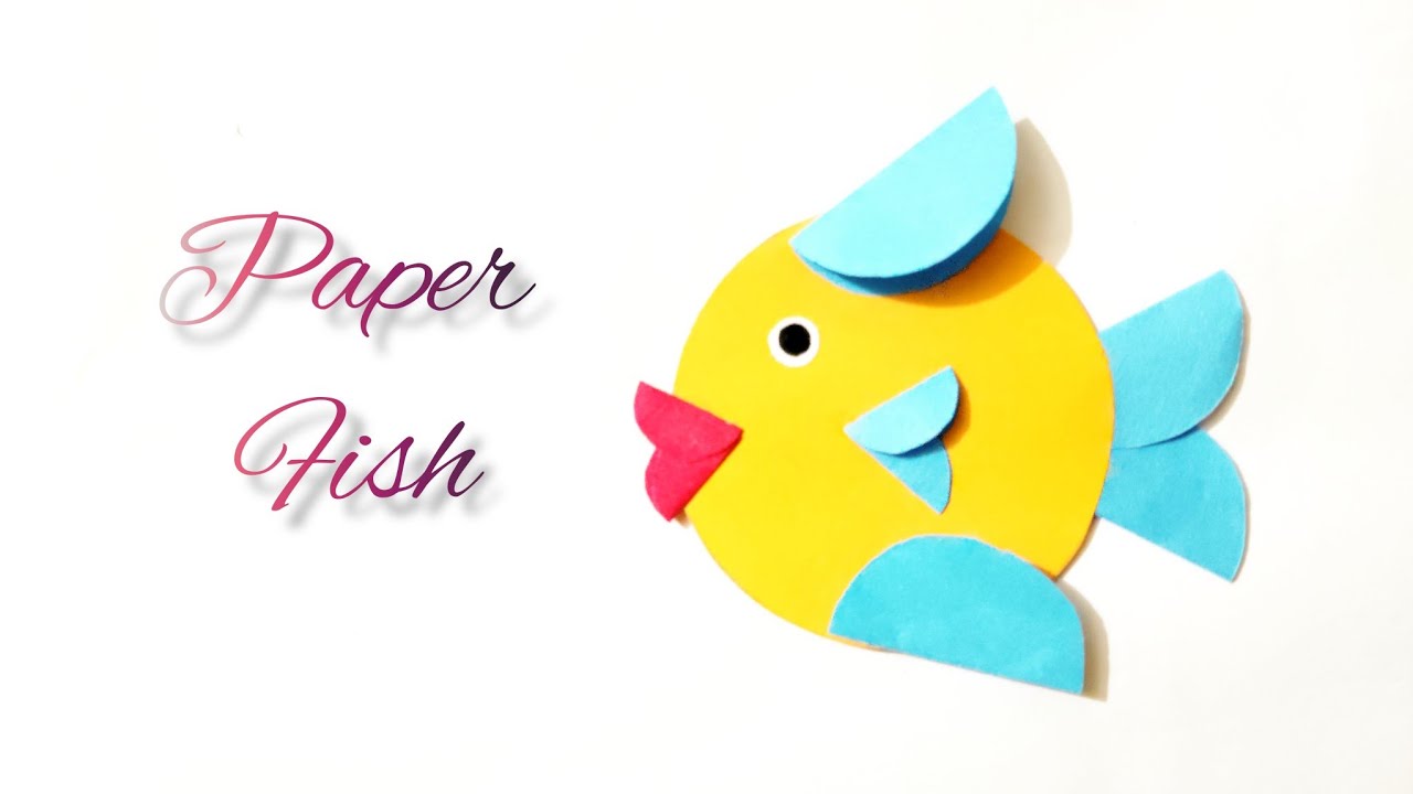 How to make Paper Fish | paper craft | origami fish - YouTube